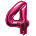 34" Pink Numbers – BalloonsFast.com