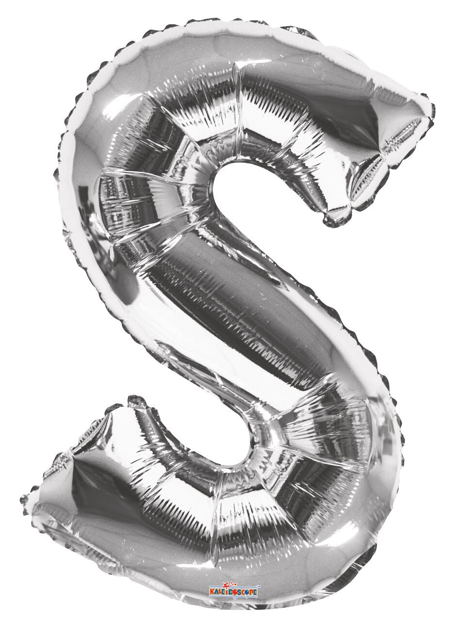 34" Silver Letter S Balloon #15248-34S – BalloonsFast.com