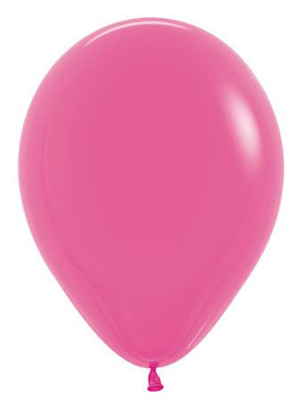 5" Sempertex Deluxe Fuchsia Pink Balloons 100 Bag #51010 | BalloonsFast.com