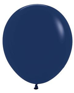 18" Sempertex Fashion Navy Balloons 25ct #55170 | BalloonsFast.com
