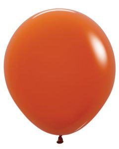 18" Sempertex Deluxe Sunset Orange Latex Balloons 25ct #55528 ...