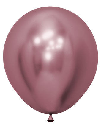 18" Sempertex Reflex Pink Balloons 15 Bag #55841 | BalloonsFast.com