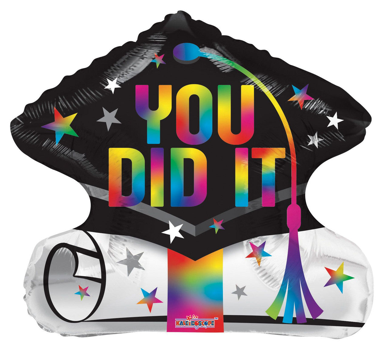 18" Grad Cap And Diploma Shape Graduation Balloons Helium Foil Balloon ...