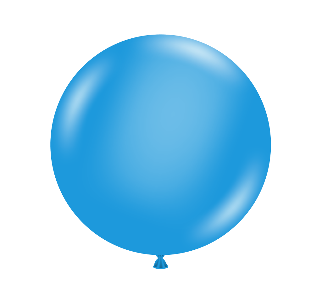 24" TUFTEX Blue Latex Balloons 1ct #2403 – BalloonsFast.com
