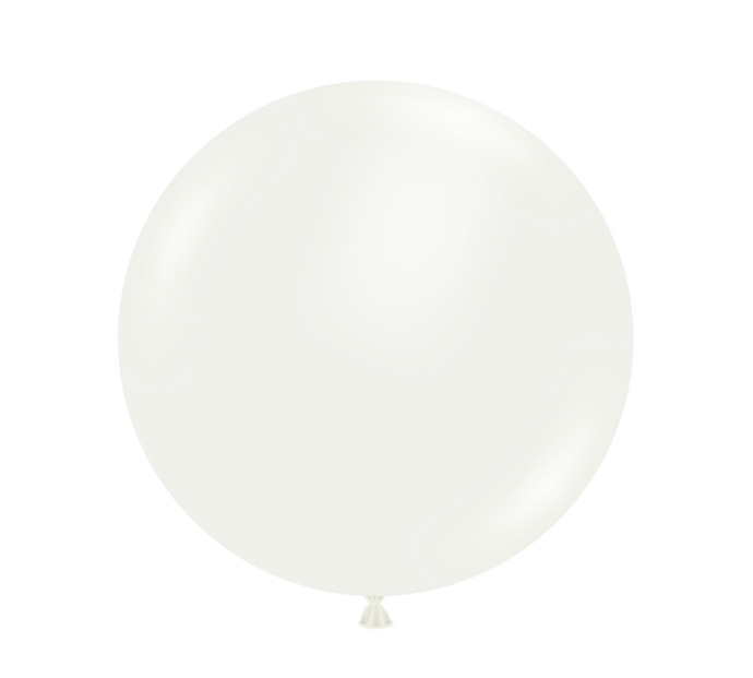 5" TUFTEX White Latex Balloons 50CT #15008 – BalloonsFast.com