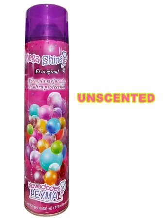 MEGA SHINE FRAGRANCE FREE BALLOON SHINE AEROSOL CANISTER 13 OZ ...
